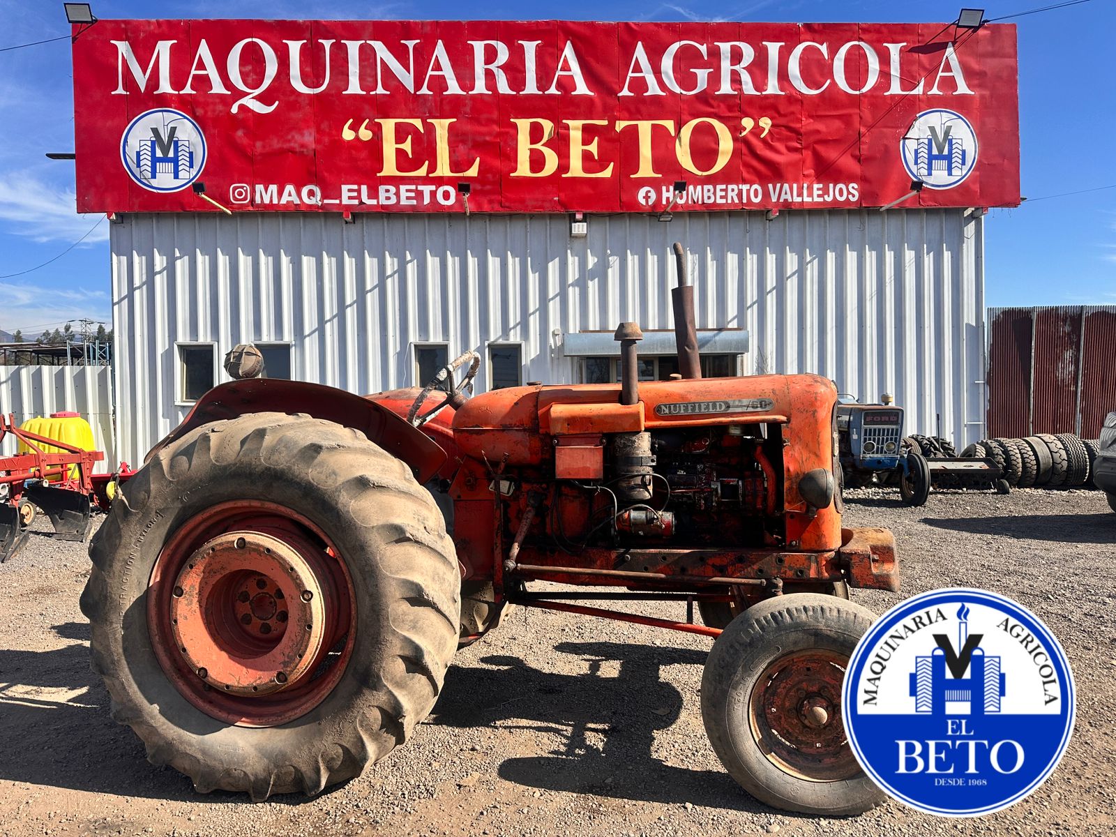 TRACTOR NUFFIELD MODELO 1060 FUNCIONANDO AL DESARME – Maquinariasagricolaelbeto